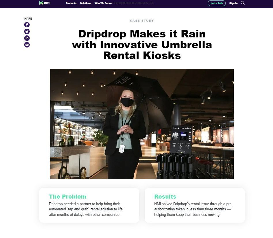 Dripdrop Brings “Tap and Grab” Rental Solution to Life | NMI