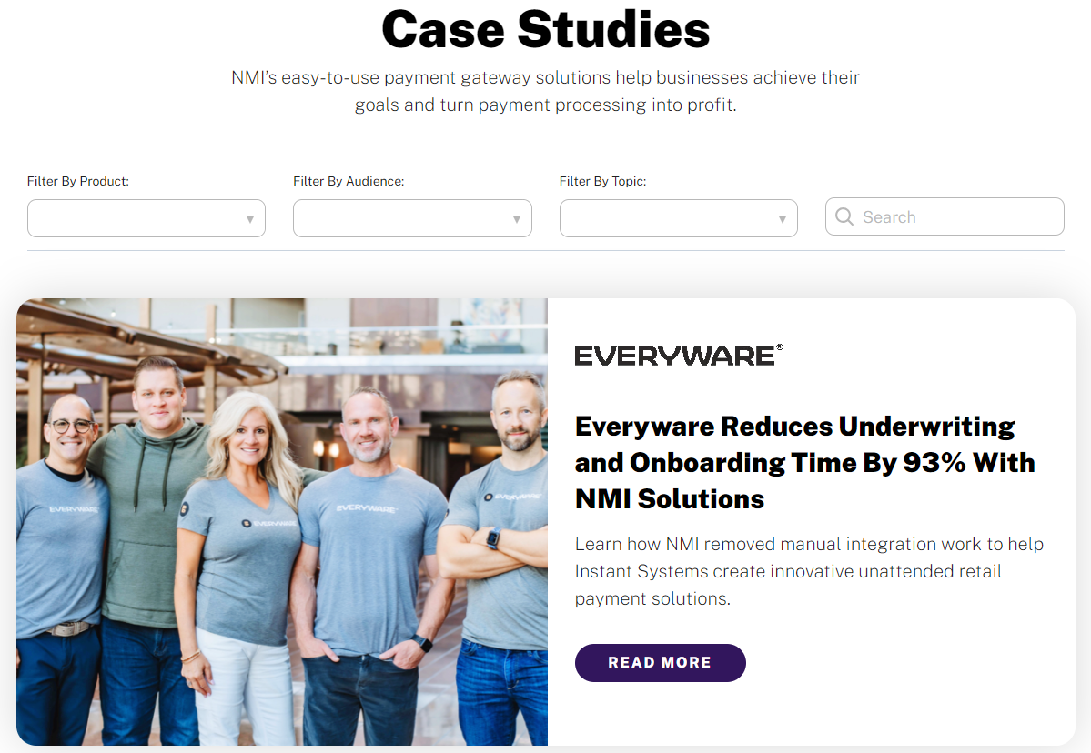 Payment Gateway Case Studies | Success Stories - NMI