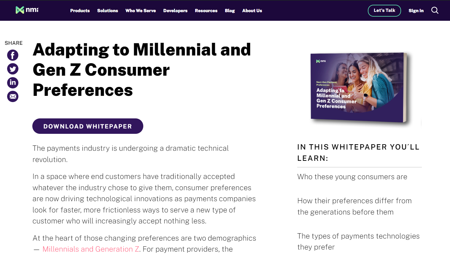 Adapting to Millennial and Gen Z Consumer Preferences - NMI