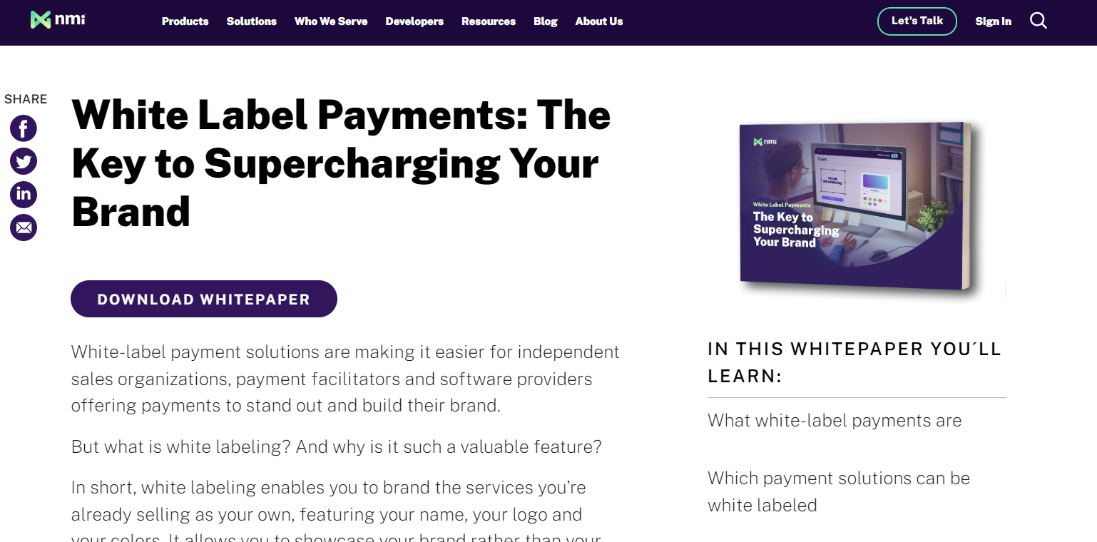 White Label Payments: Supercharge Your Brand's Growth | NMI